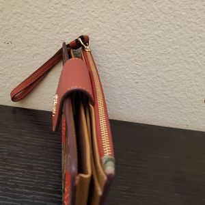 Coach | Bags | Coach Tech Wallet In Signature Canvas With Wild ...